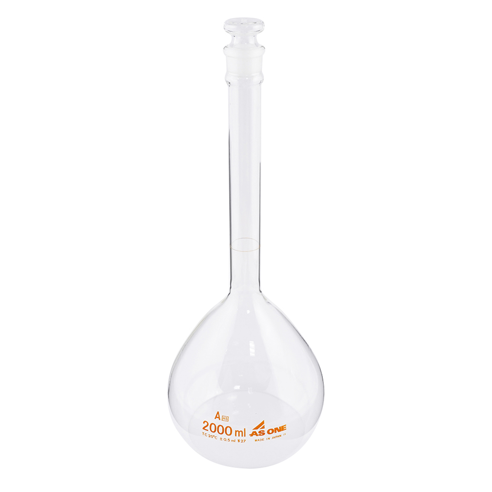 1-8565-11-57 Accurate Volumetric Flask White 2000 mL with Chinese ...