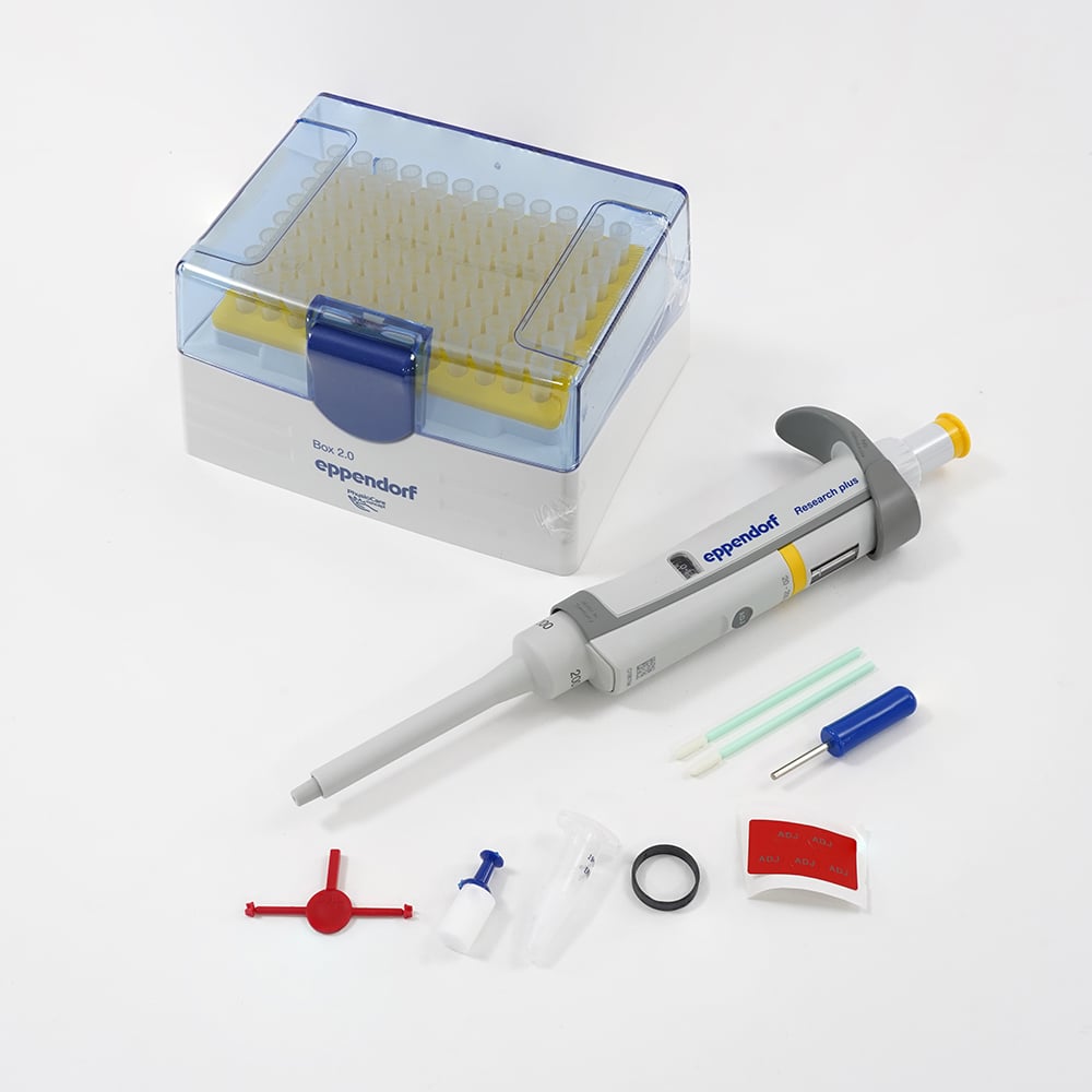 2-4632-25-24 マイクロピペット リサーチプラスV 容量可変タイプ 20～200μL JCSS校正証明書付 3123000055 【AXEL】 アズワン