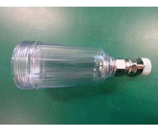 3-6102-01-81 オイルフリーエアポンプ用 吸入口側 液トラップwithドレインバルブ(Rocker 300/300DC/400 ...