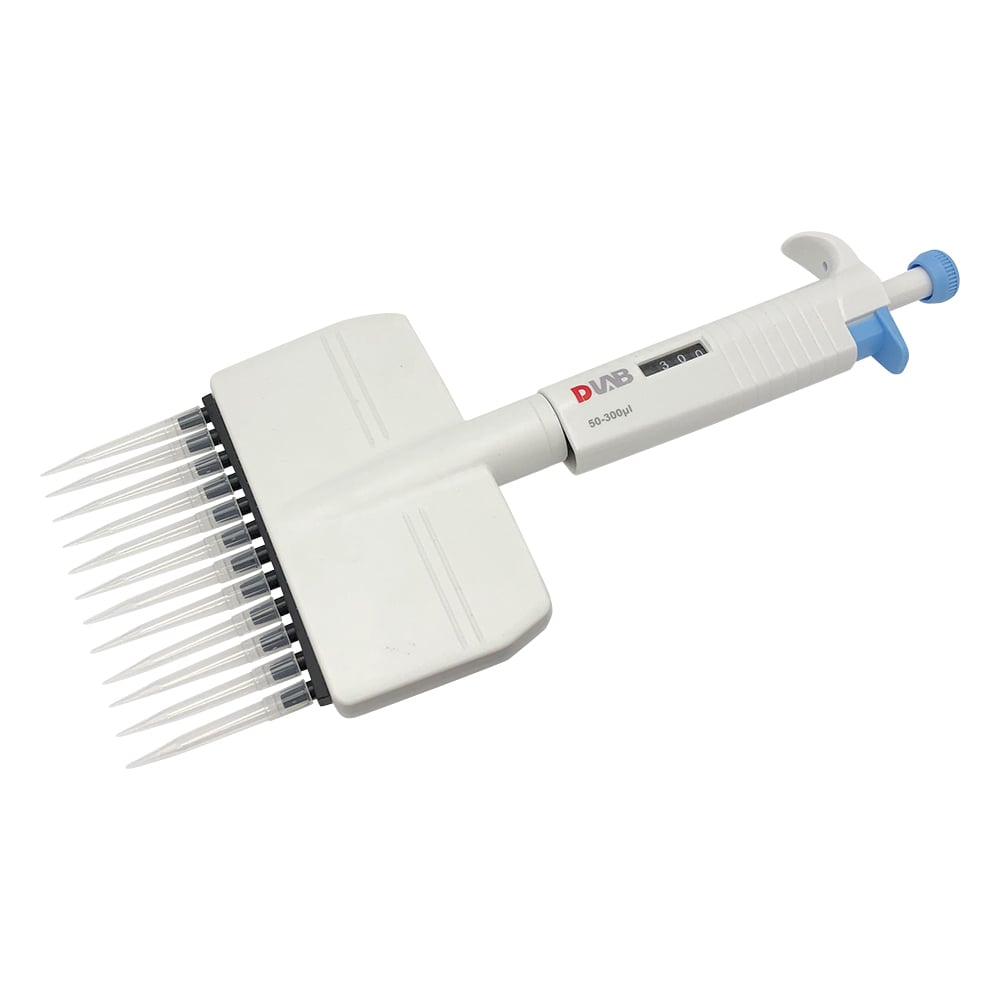 3-7009-06-24 マイクロペットプラス マルチチャンネル・容量可変タイプ 容量範囲 50～300μL チャンネル数 12 JCSS校正証明書付 【AXEL】 アズワン