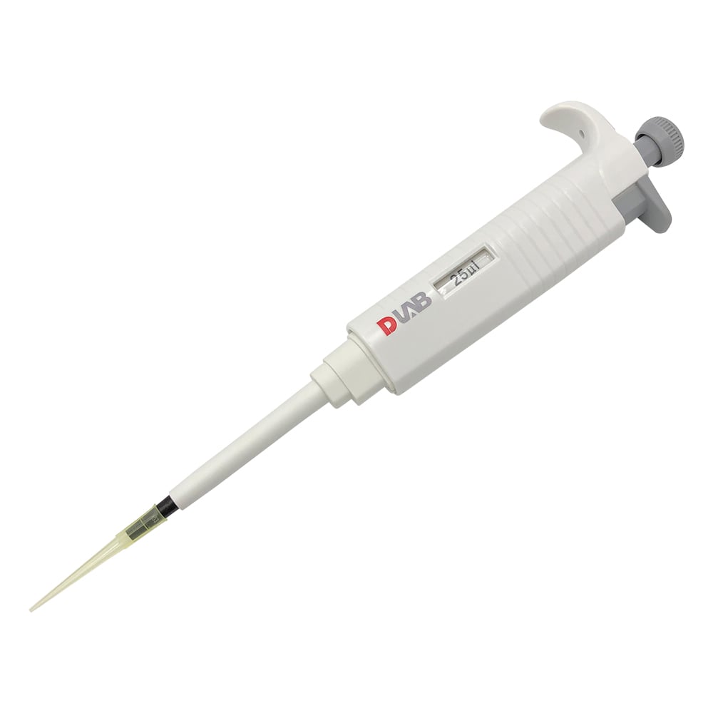 3-7025-04-24 マイクロペット シングルチャンネル・容量固定タイプ 容量 25μL JCSS校正証明書付 【AXEL】 アズワン