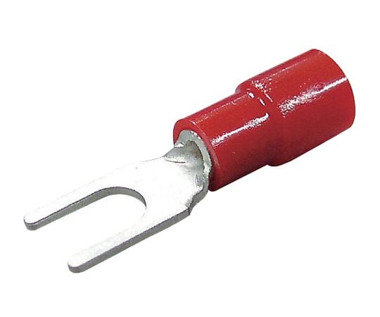 [取扱を終了した商品です]絶縁被覆付き圧着端子 赤 10個入 HC TMEV-1.25Y-4S *RED* 3-9696-07 【AXEL】 アズワン