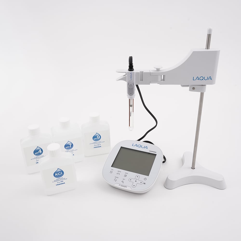 4-3933-02 卓上型pH・水質分析計（F-2000PIシリーズ）スタンダードToupH電極（9615S-10D）セット F-2000PI ...