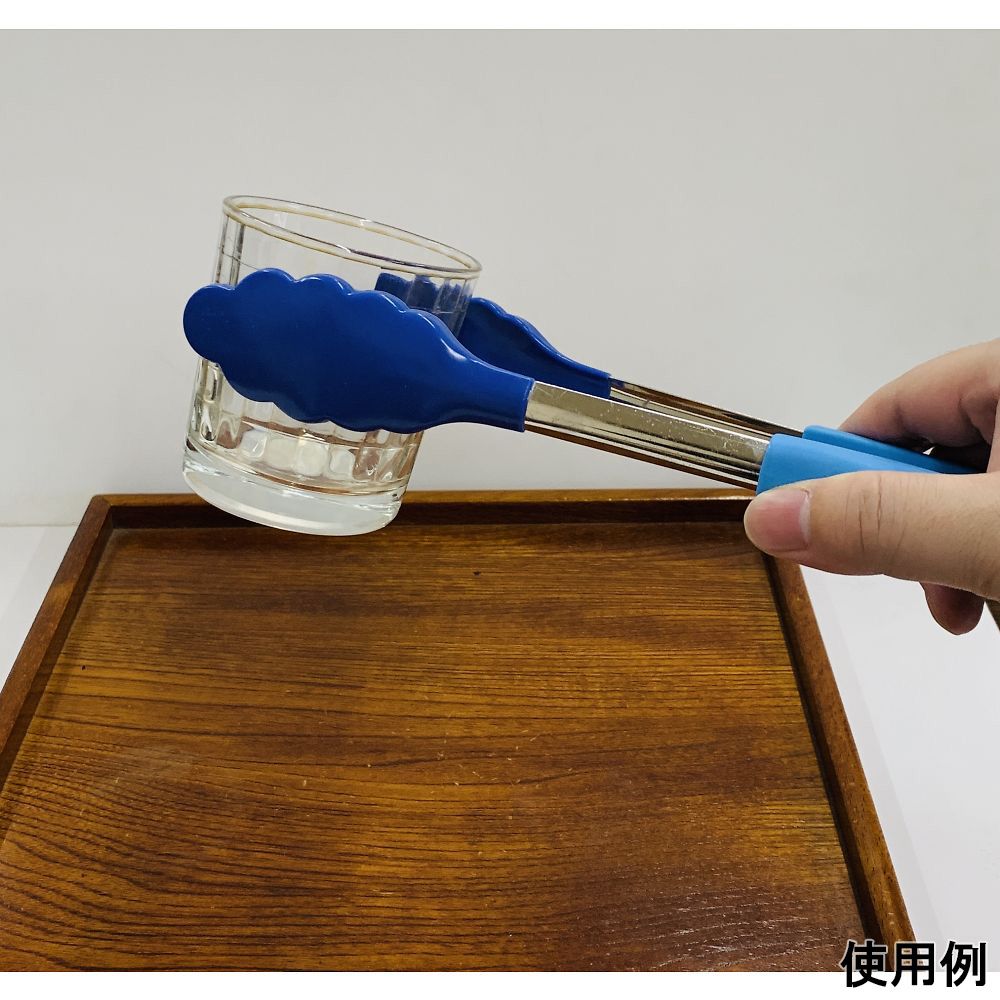 4-4579-01 Silicon Tong Blue 【AXEL GLOBAL】ASONE