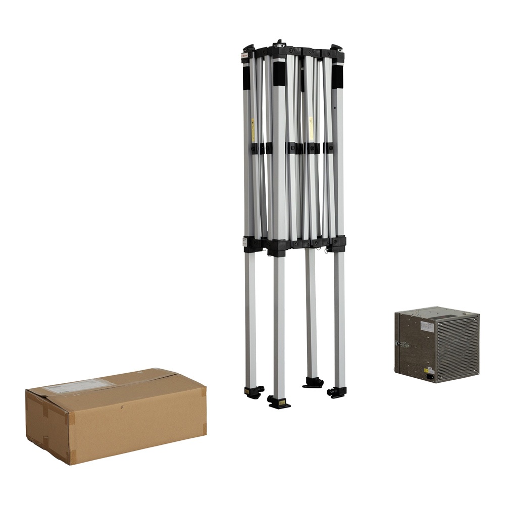 4-5580-01 折り畳み陰圧ブース（デュポン™タイベック®製） 差圧計あり TAM-27PY 【AXEL】 アズワン