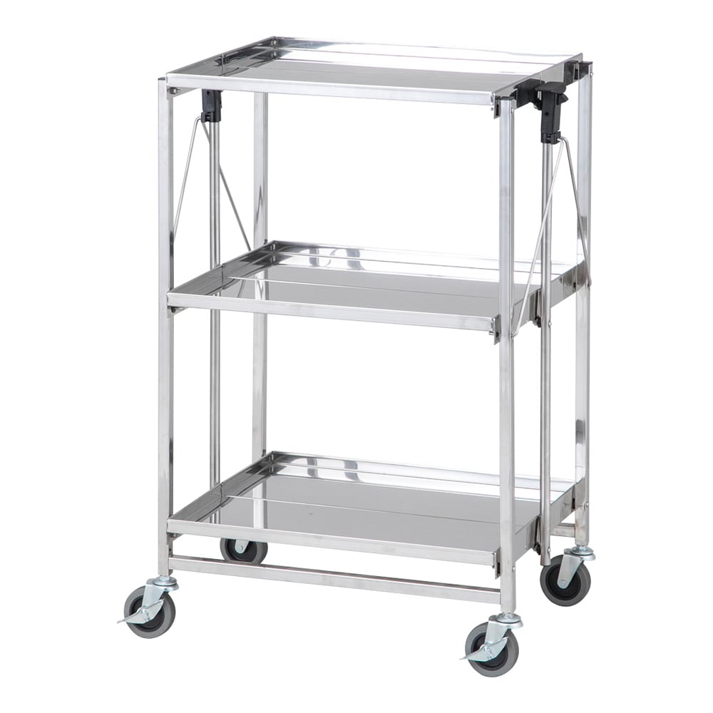 4-5785-01 Folding Lab Bench F (Stainless Steel) 3-Level Type LB800F-SUS ...