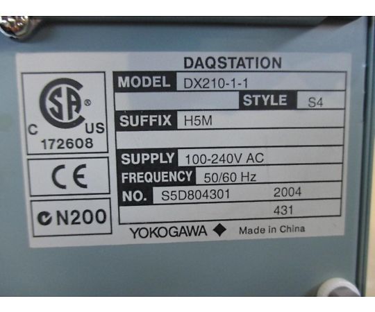 44-1030-05 【中古品】レコーダー DX210-1-1 【AXEL】 アズワン