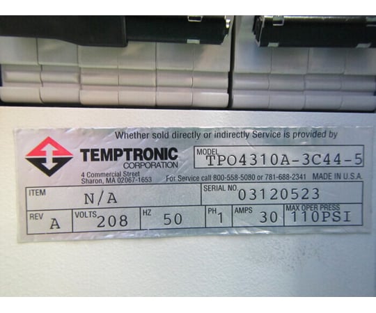 44-1130-24 【中古品】温度特性評価装置 TPO4310A-3C44-5 【AXEL】 アズワン