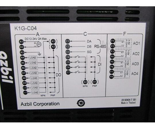 45-0005-70 高精度レーザー位置計測センサ（コントローラー） K1G-C04 【AXEL】 アズワン