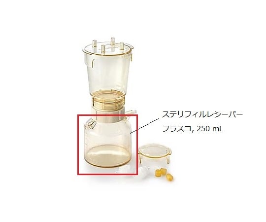 61-0190-78 Sterifil receiver flask 250mL 1/Pk 1PK XX1104705 【AXEL】 アズワン