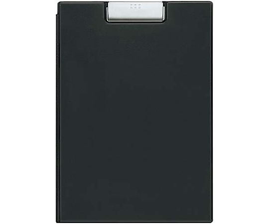 61-0554-83 クリップホルダー（カバー付き用箋挟）A4 黒 ﾖﾊ-50ND 【AXEL】 アズワン