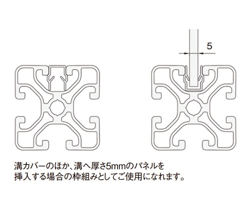 [取扱を終了した商品です]マルチフレームカバー MCV40-2000G 61-4177-93 【AXEL】 アズワン