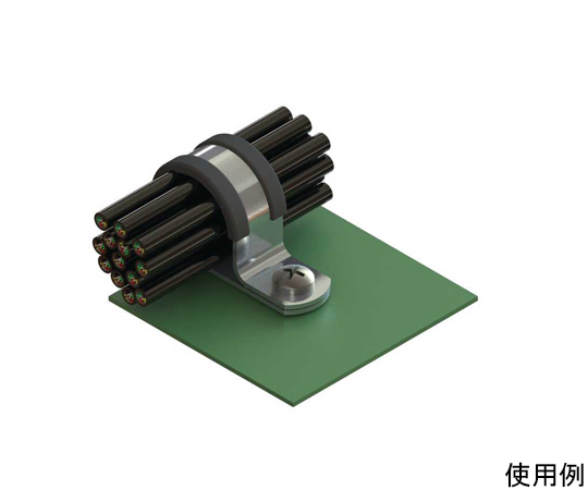 61-8985-07 Pipe Clamp With Rubber Liner 9.5-11.1mm [10Pcs] EA947FE-5A ...