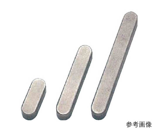 62-1996-03 平行キー 両丸S50C （S50C／14－9－40） R14040 【AXEL】 アズワン