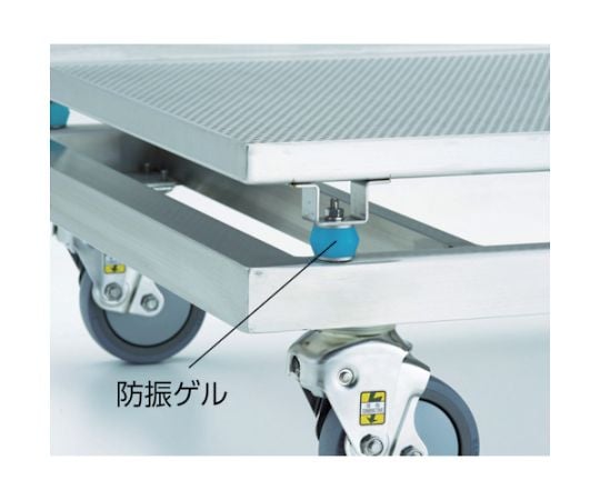 [取扱を終了した商品です]SUS304 防振台車 900X600 パンチング SBSD-P9060 62-2579-58 【AXEL】 アズワン