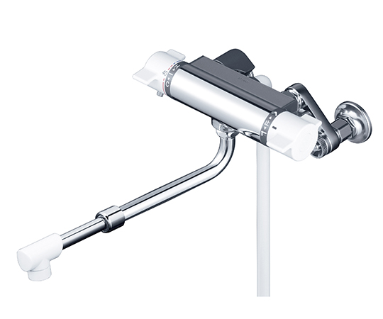 サーモシャワー伸縮自在P付 KF800シリーズ KVK 【AXEL】 アズワン