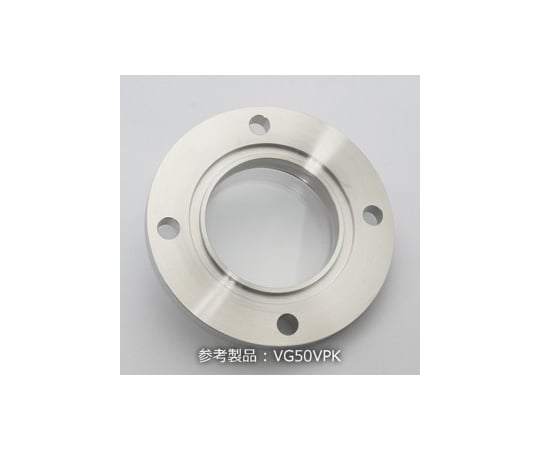 63-1935-44 ICF70 石英 ビューポート Max. 200℃ ICF70VPFS 【AXEL】 アズワン