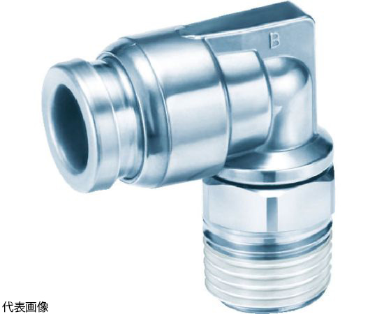 63-2080-49 SUS316ワンタッチ-ハーフユニオン KQG2H06-01S 【AXEL】 アズワン