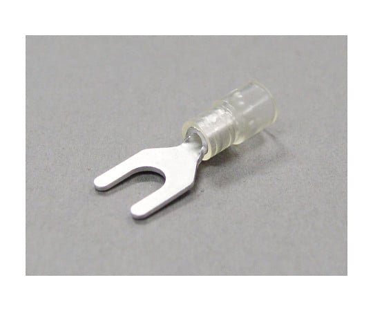 63-2566-30 環境配慮形絶縁被覆付Y形端子 100個入 TMEX1.25Y-4M-CLR 【AXEL】 アズワン