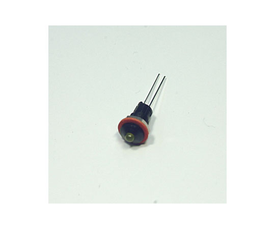 [取扱を終了した商品です]LEDブラケット 凸型 本体色：クローム 取付孔：Φ8.1mm 赤 DB-1-N-CHR 63-3060-44 【AXEL】 アズワン