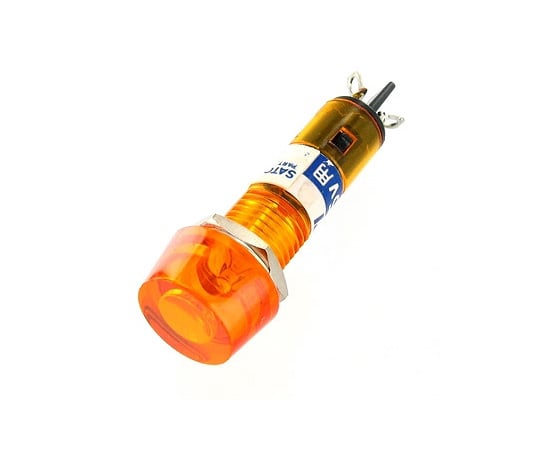 [現在受注を停止している商品です]ネオンブラケット 円筒型 AC100V～125V 赤 BN-5701-1-R 63-3158-91 【AXEL】 アズワン