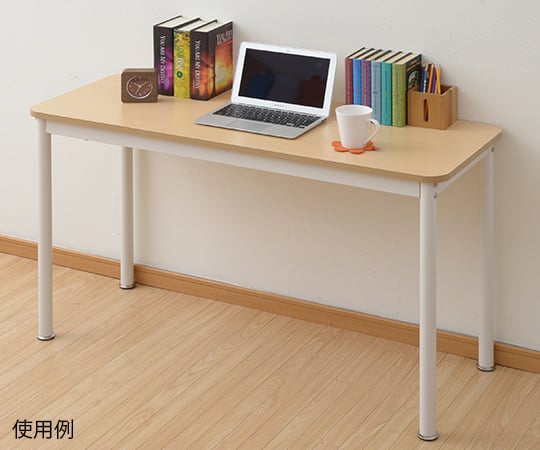 [現在受注を停止している商品です]フリースタイルデスク 120×45cm 木目ナチュラル MFD-1245R(GNA/IV) 63-3962 ...