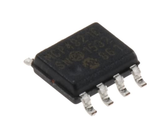 63-4614-42 12ビット DAコンバータ シリアル（SPI / マイクロワイヤ） 8ピン SOIC 1袋（2個入） MCP4921-E/SN 【AXEL】 アズワン