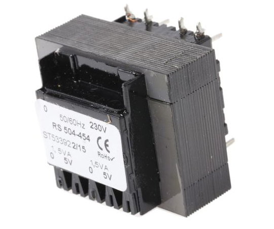 63-4636-65 基板実装用トランス 一次側 230V ac 二次側 5V ac 504-454 【AXEL】 アズワン