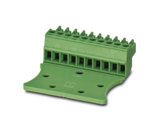 63-5149-64 プラグ対応端子台 MINI COMBICON MCシリーズ 3.5mmピッチ 12極 緑 1768910 【AXEL】 アズワン