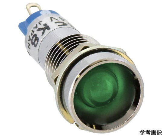 63-6234-06 UPシリーズLED式小形表示灯Φ10（丸平形抵抗内蔵） UP1P-2417G 【AXEL】 アズワン