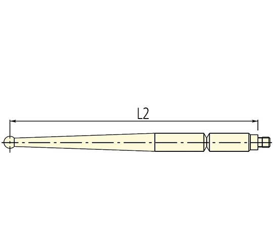 63-7259-84 ルビー測定子 TI-111HR用 21CZA212 【AXEL】 アズワン