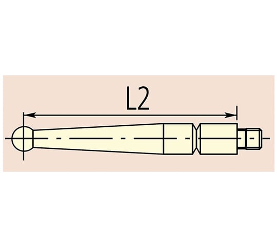 63-7259-88 ルビー測定子 21CZA201 【AXEL】 アズワン
