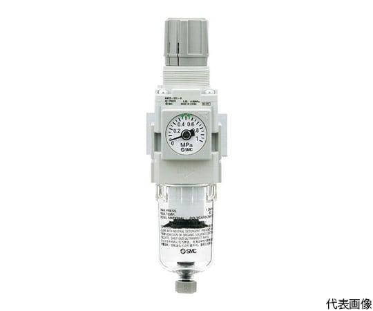 63-9449-43 逆流機能付フィルタレギュレータ AW30K-02BE1-R-B 【AXEL】 アズワン