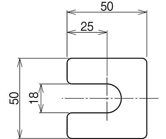 64-1092-07 レベル調整用スペーサー ステン 10個入 S-SPU50 【AXEL】 アズワン