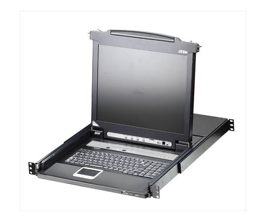 17インチLCD一体型16ポートKVMドロワー CL5716シリーズ ATENジャパン 【AXEL】 アズワン