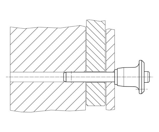 64-8350-42 クランプ・ロックピン 22410.0022 【AXEL】 アズワン