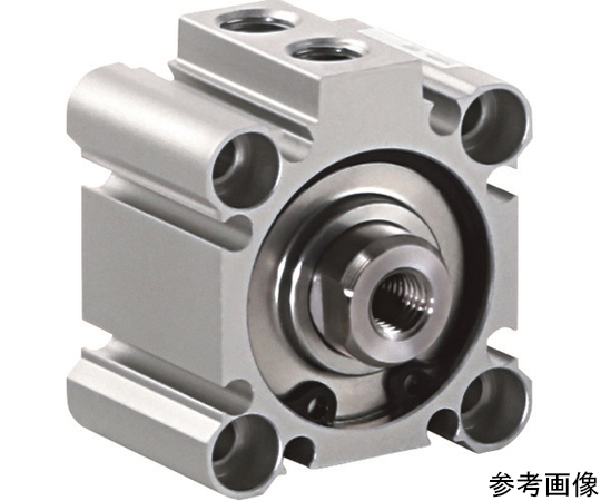 64-8449-18 薄型シリンダ CQ2シリーズ シリンダ基本形 複動式 片ロッド オートスイッチ用磁石付 両端タップ ロッド先端めねじ CDQ2A40-50DZ-XC2 【AXEL】 アズワン