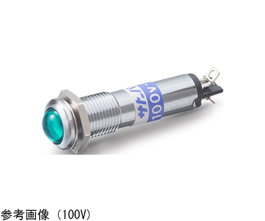 65-0262-91 ネオンブラケット 0.7N・m以下 AC200V～250V 緑 黄銅 BN-3802-2-G 【AXEL】 アズワン