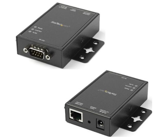 65-1900-48 1ポートシリアル（RS232C） - イーサネット（TCP/IP）変換デバイスサーバー DINレール付属 アルミ製 NETRS2321P 【AXEL】 アズワン