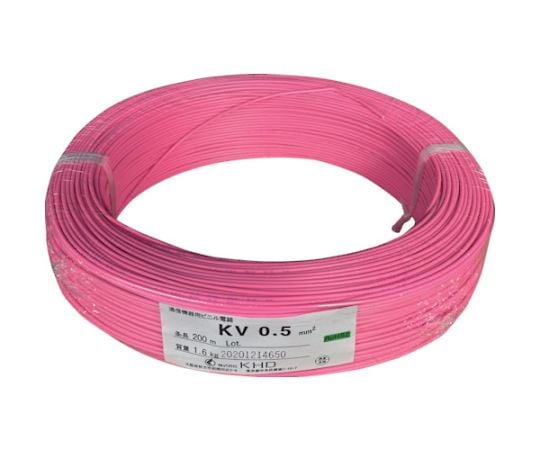 65-2033-27 KV0.5 機器用ビニル電線 青 200m KV0.5SQ-02-200M 【AXEL】 アズワン