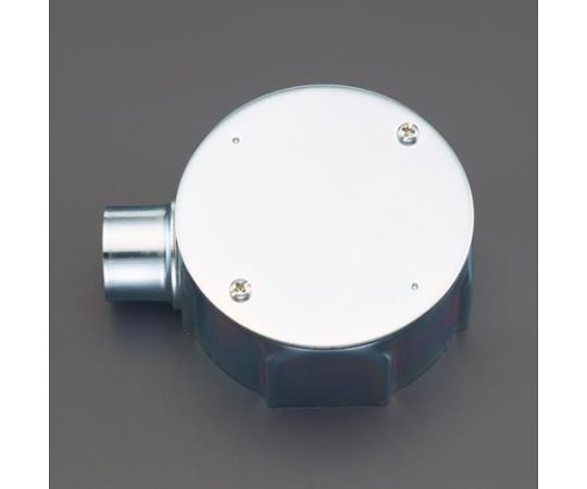 丸形露出ボックス（1方出/薄鋼用） EA940CSシリーズ 【AXEL】 アズワン