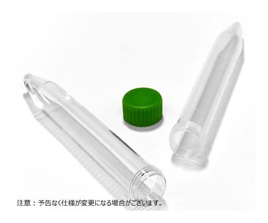 [取扱を終了した商品です]遠心管 コニカル型 15ml 17.0x120mm P.P.製 240-2469-G80シリーズ EVERGREEN ...