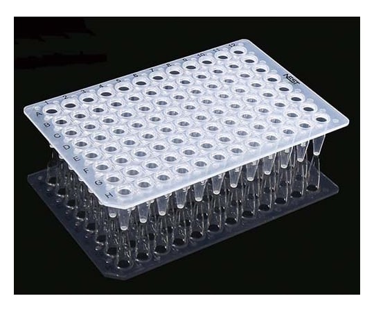 PCRプレート 96Well 0.2mL WNB402001シリーズ NEST 【AXEL】 アズワン