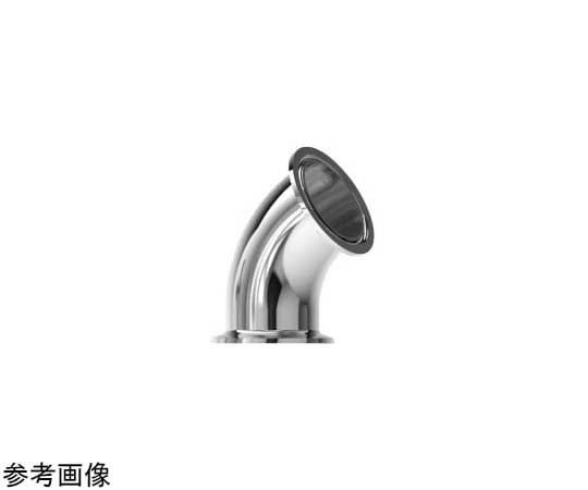 65-5544-38 ヘルール45°エルボ SUS304 0.15kg 45EL-2C 1.25S 【AXEL】 アズワン