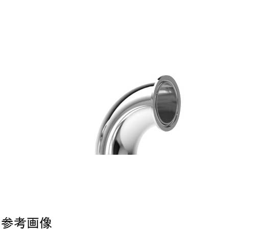 65-5545-77 ヘルールx溶接エルボ SUS304 0.26kg EL-C-W 2S 【AXEL】 アズワン