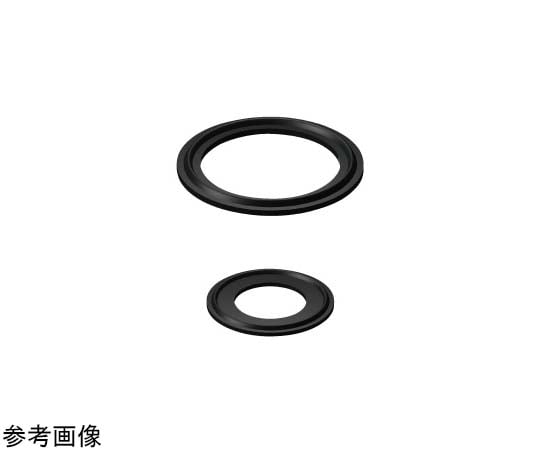65-5546-03 ヘルールガスケットB型 GS-C-FPM 10A 【AXEL】 アズワン