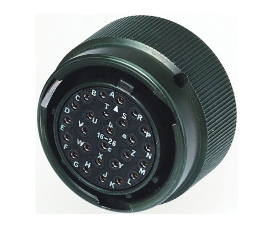 65-7566-90 MIL規格丸型コネクタ 62GB シリーズ メス 6極 62GB-12E10-06PN-445 【AXEL】 アズワン