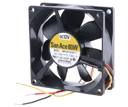 65 8052 50 軸流ファン 電源電圧:12 V Dc Dc 80 X 80 X 25mm 9wp0812h4011 【axel】 アズワン