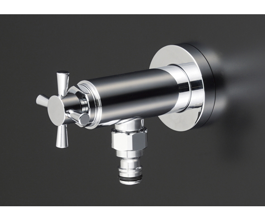 屋外ホース接続ニップル付水栓 KVK 【AXEL】 アズワン