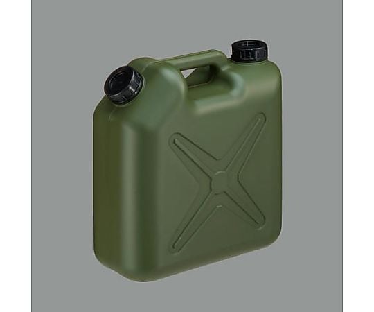 ポリタンク（モスグリーン/ノズル無）10L EA508AT-315シリーズ 【AXEL】 アズワン